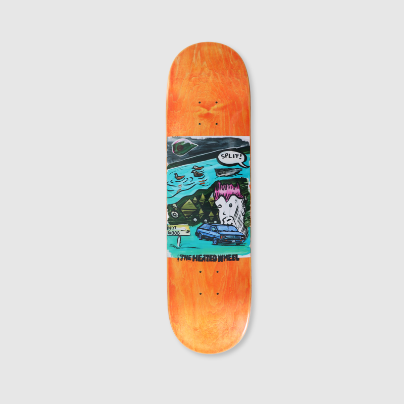 Heated Wheel Not Good Deck Fast Times Skateboarding